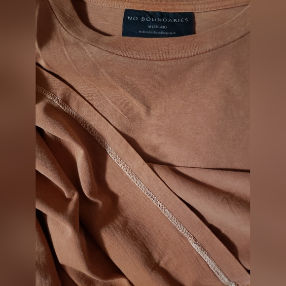 No Boundaries | Shirts | No Boundaries Mens Rust Orange Oversized Tee ...